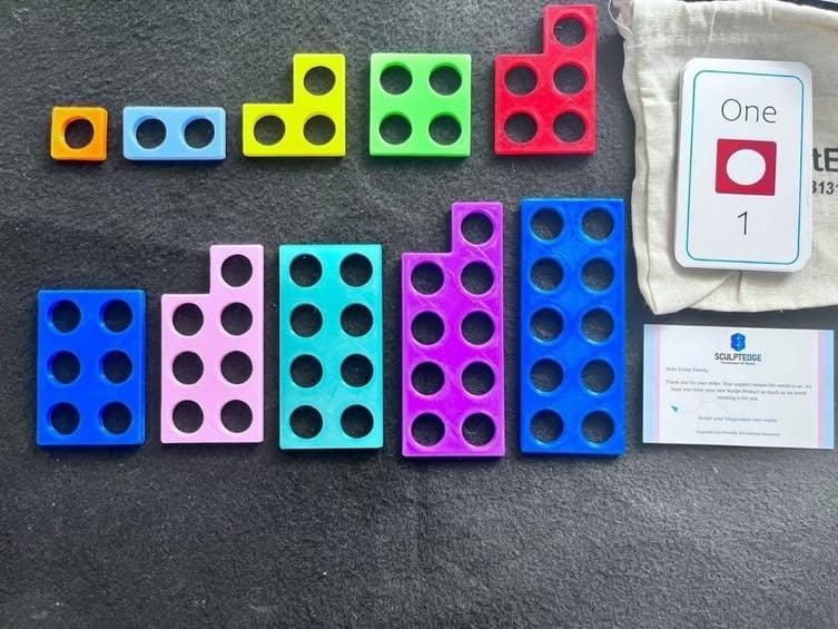 Numicon Shapes Montessori Toys – The Sculpt Studio